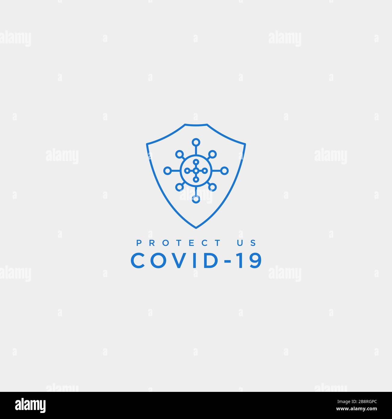 Covid 19 corona virus symbol icon vector protect Stock Vector Image ...