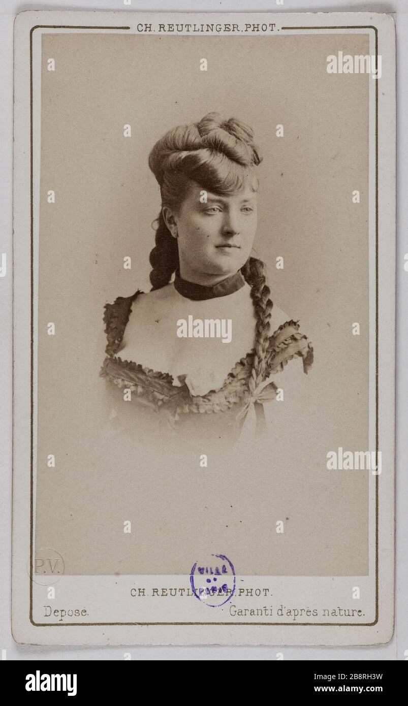 Portrait of Marie Rose (actress) Portrait de Rose Marie, actrice. Carte ...