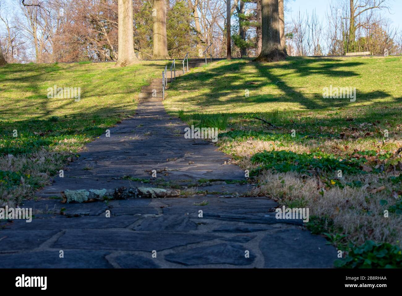 Property path in spring hi-res stock photography and images - Alamy