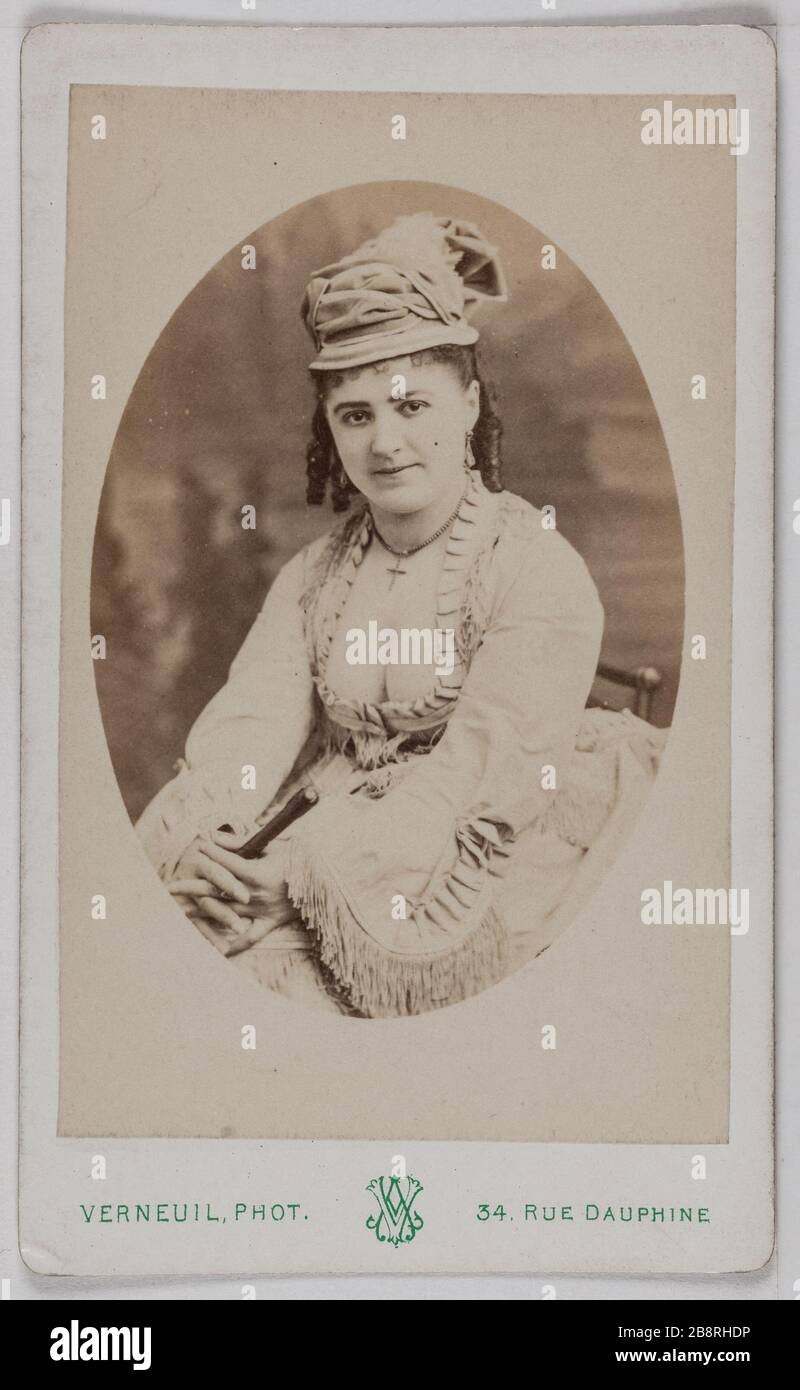 Portrait of Marie Louise (actress) Portrait de Louise Marie, actrice ...