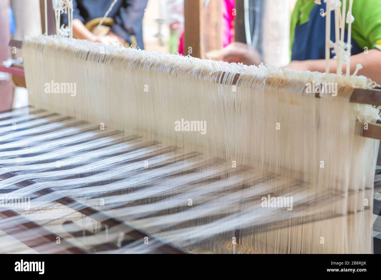 Weaving shuttle on thai hi-res stock photography and images - Alamy