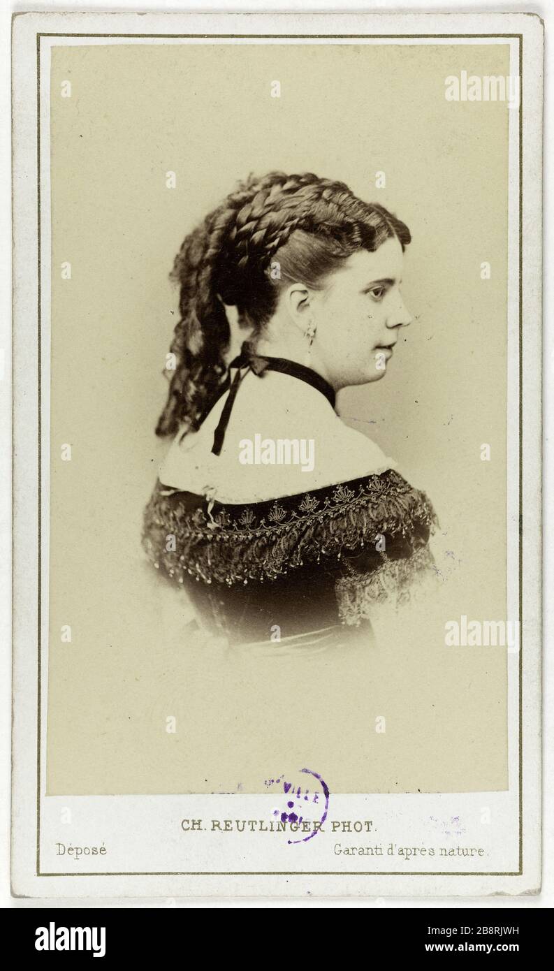 Portrait of Marie Monbelli actress at the Theater of the Italians in ...