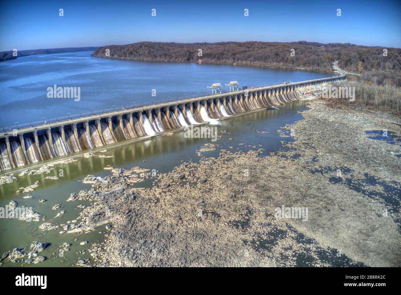 Aerial View Conowingo Hydroelectric Dam Maryland Stock Photo - Alamy