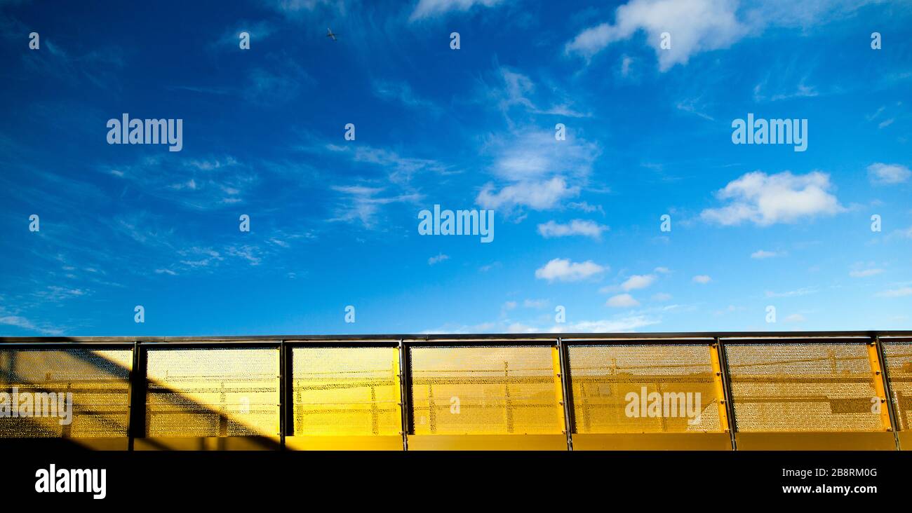 Bridge in the sky Stock Photo - Alamy