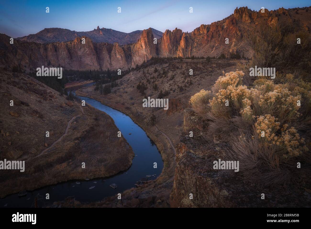 Smith Rock State Park - Central Oregon Stock Photo - Alamy