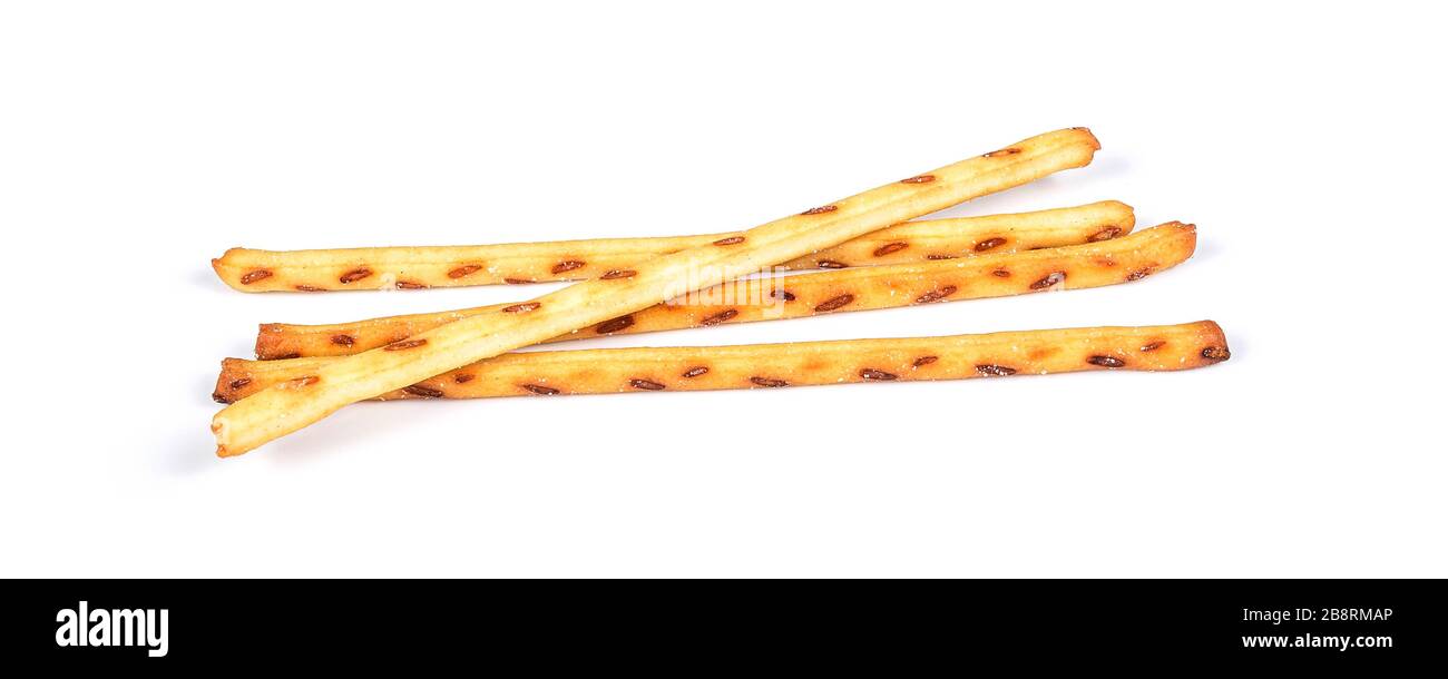 biscuit stick isolated on white background Stock Photo - Alamy