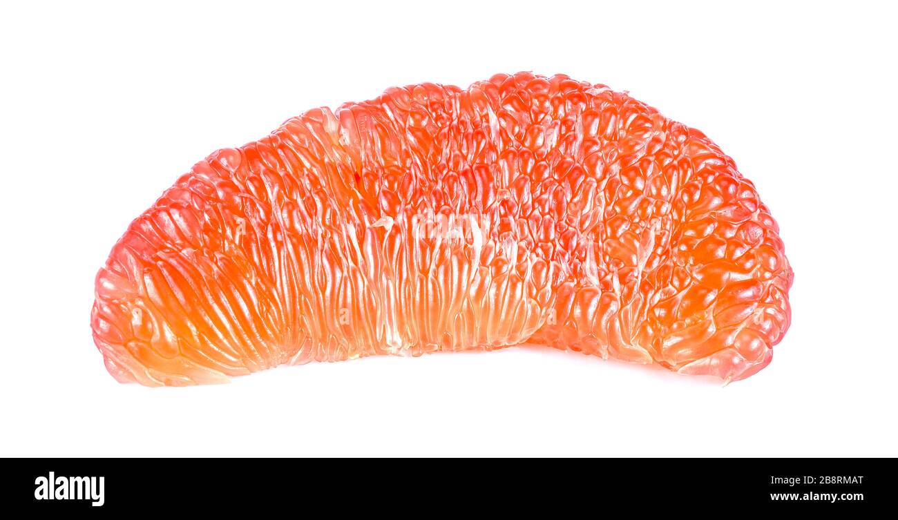 halves grapefruit isolated on a white background Stock Photo - Alamy