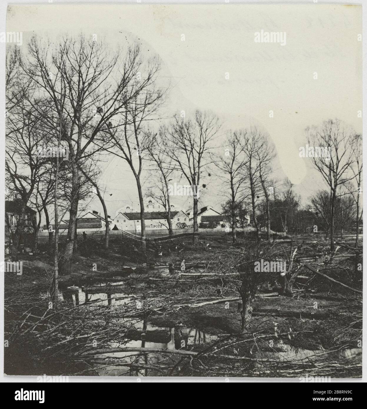 Billancourt / Large branch of the Seine Bridge / Billancourt. Island ...