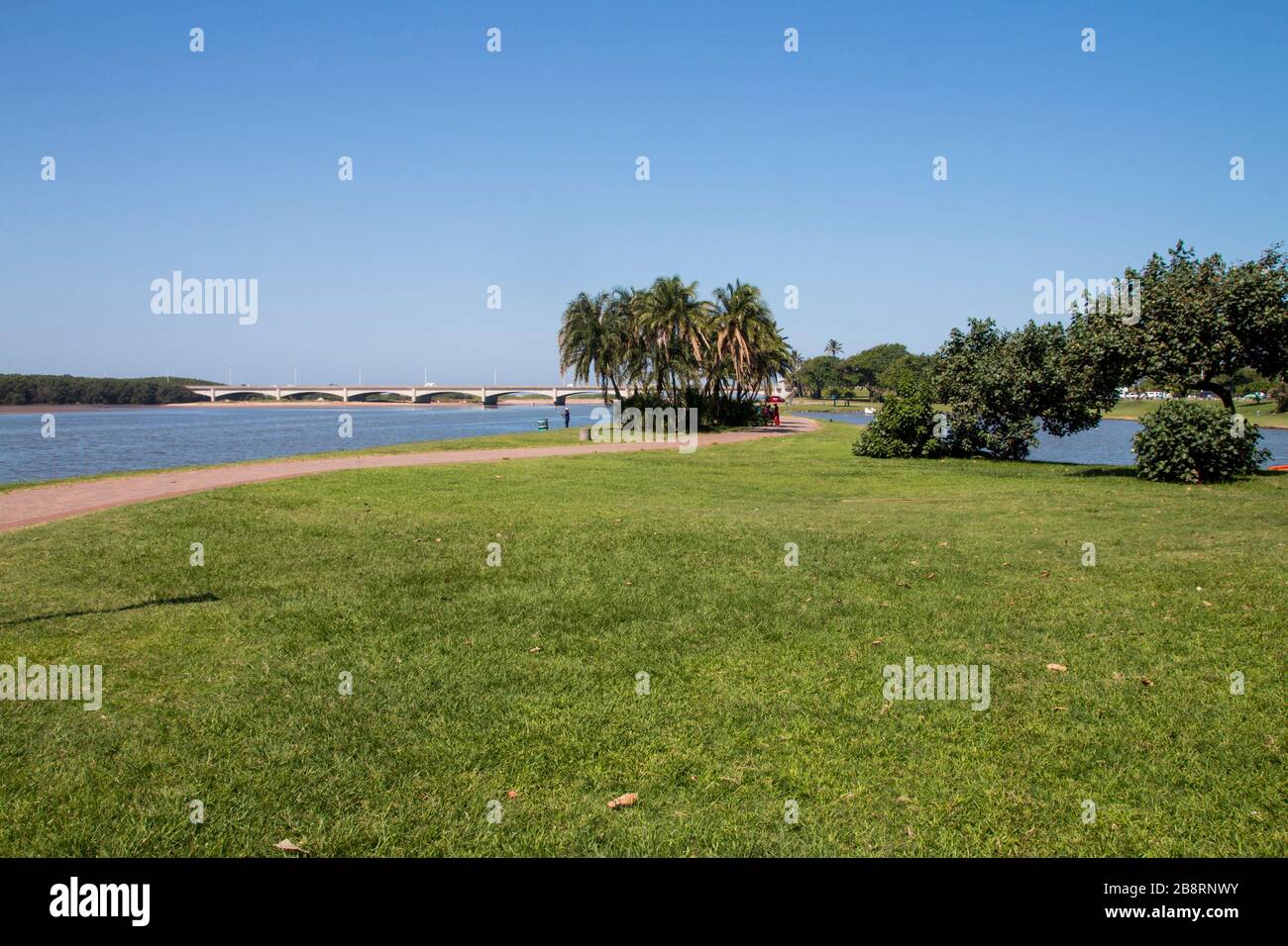 Bridge over umgeni river at blue lagoon, Durban, South Africa Stock ...