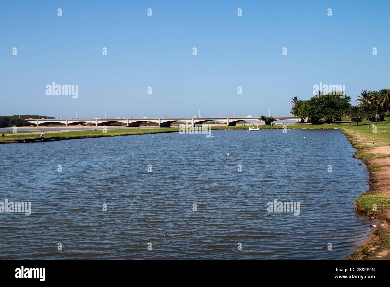 Bridge over umgeni river at blue lagoon, Durban, South Africa Stock ...