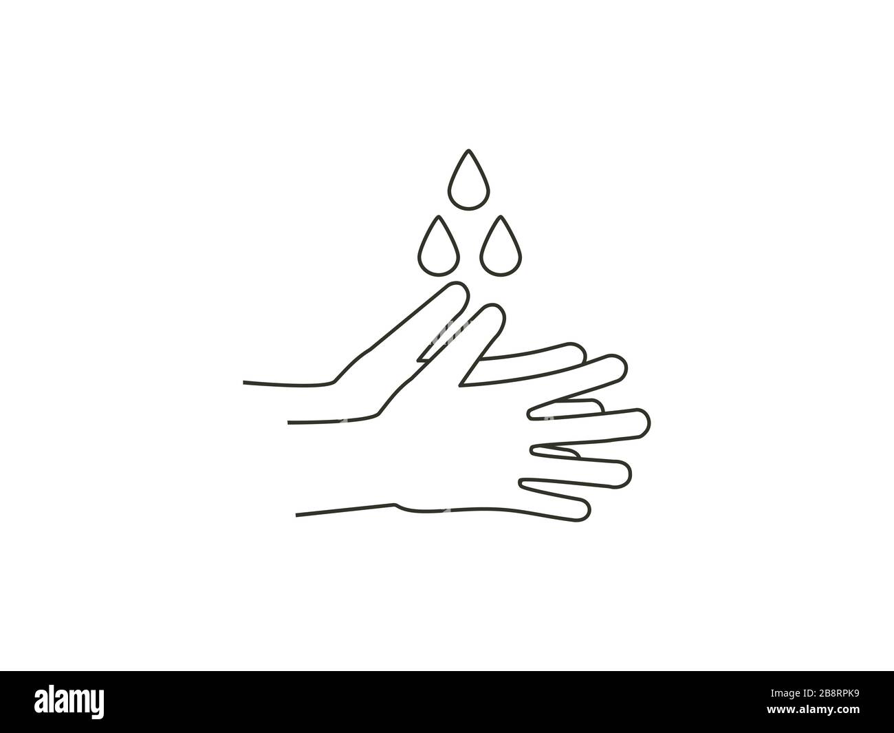 Hand washing icon. Vector illustration, flat design Stock Vector Image ...