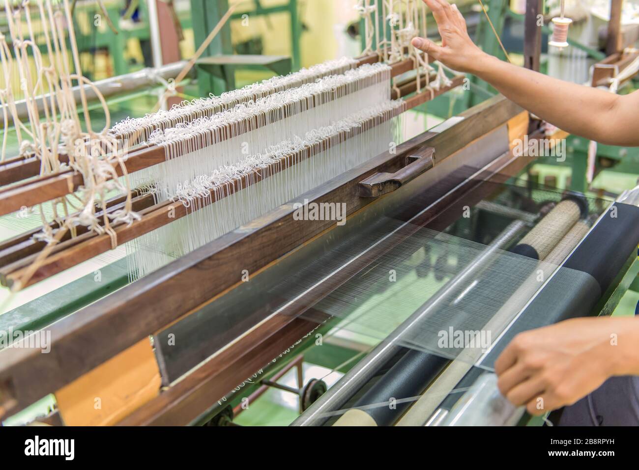 Weaving shuttle on thai hi-res stock photography and images - Alamy