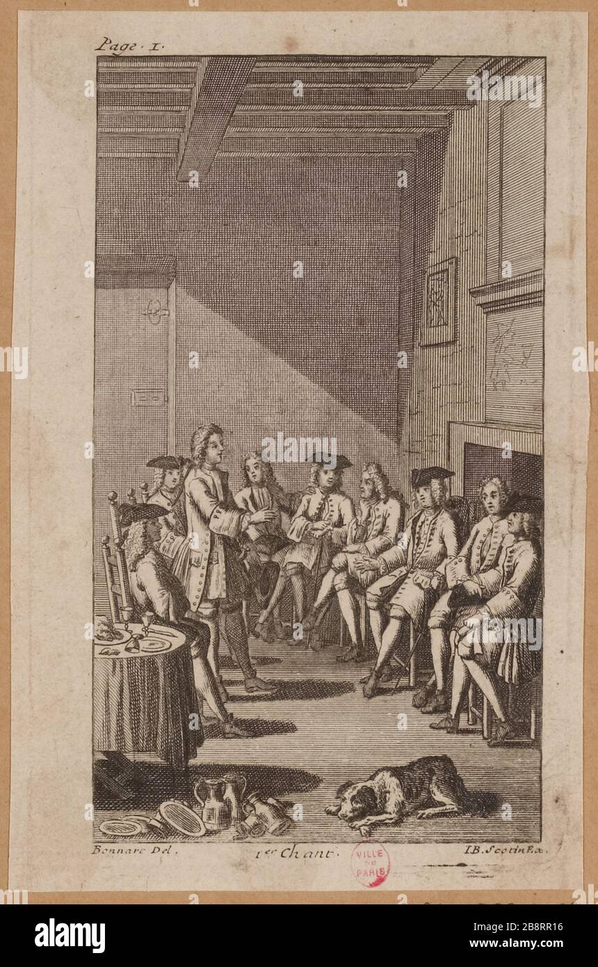 Page I / 1er Chant Stock Photo - Alamy