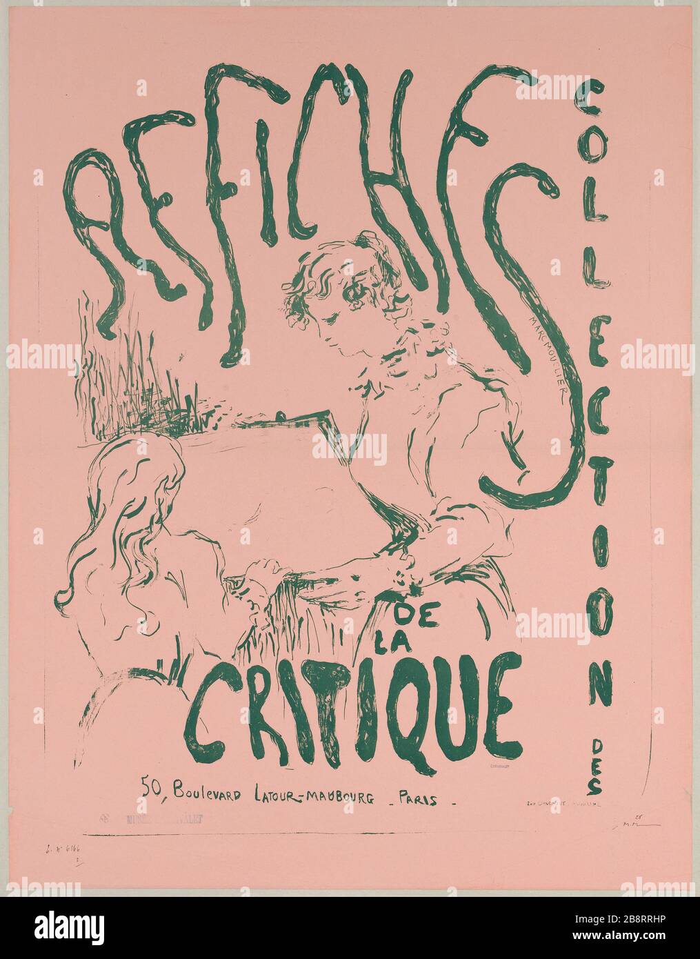 COLLECTION OF POSTERS OF CRITICISM Marc Mouclier. "Collection des ...