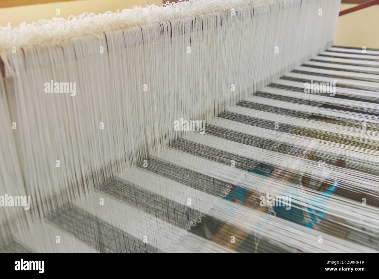 Colorful of Raw silk thread for background Stock Photo - Alamy