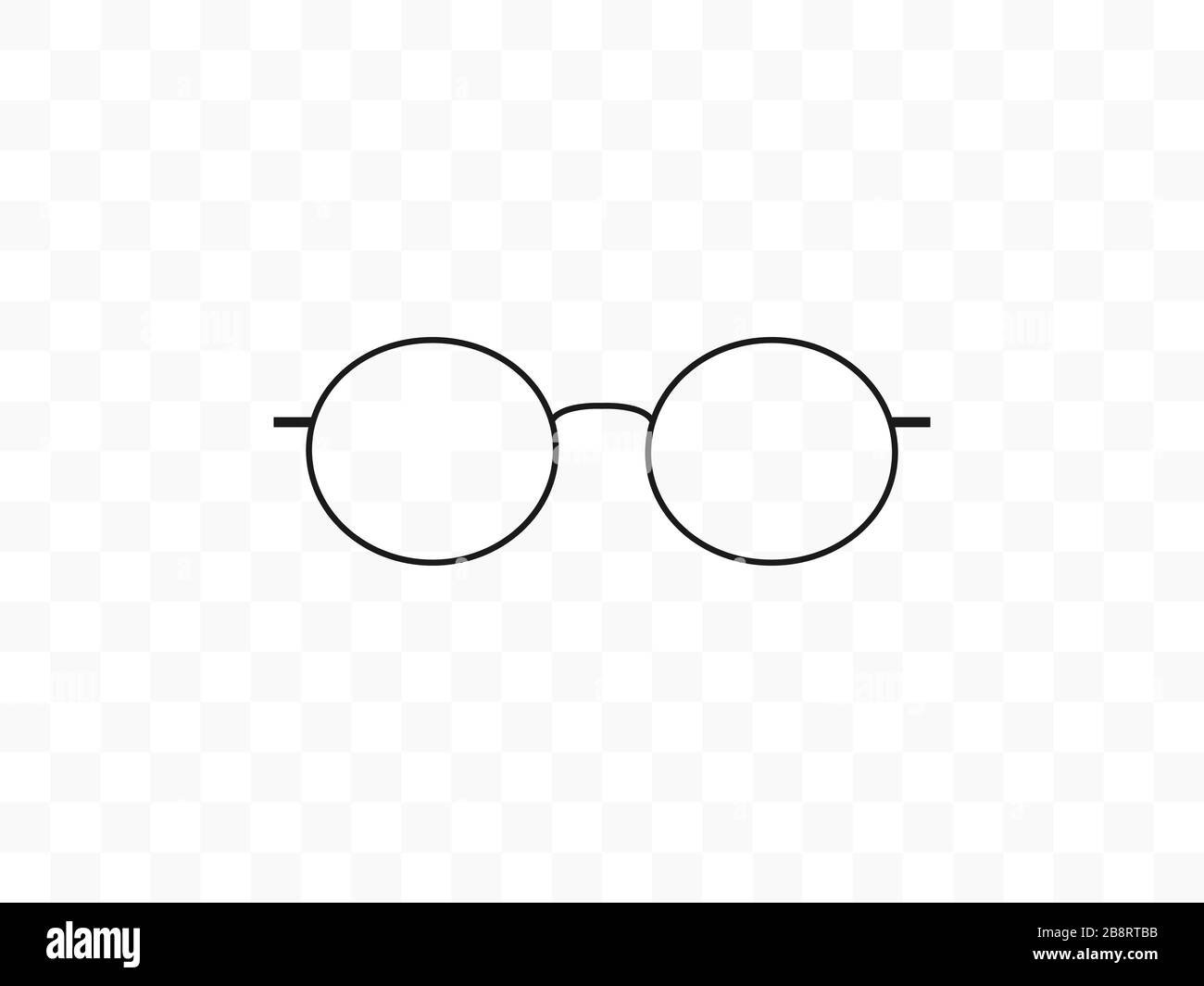 Eyeglasses, glasses icon. Vector illustration, flat design Stock Vector ...