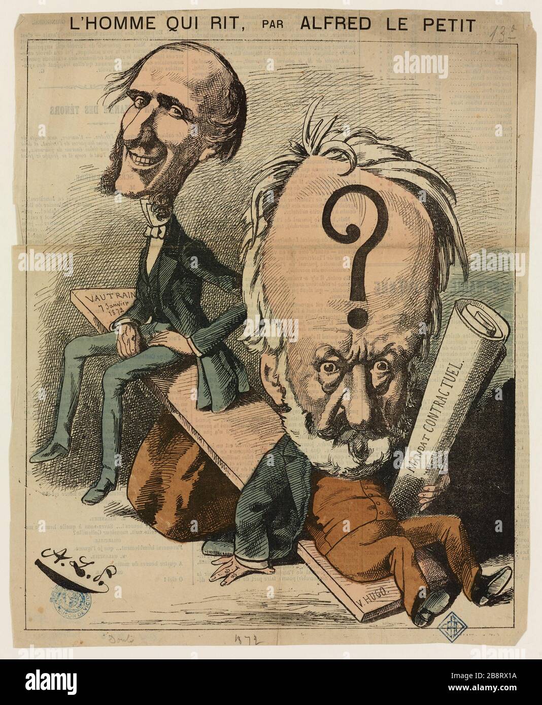 The Man Who Laughs, by Alfred Little Stock Photo - Alamy