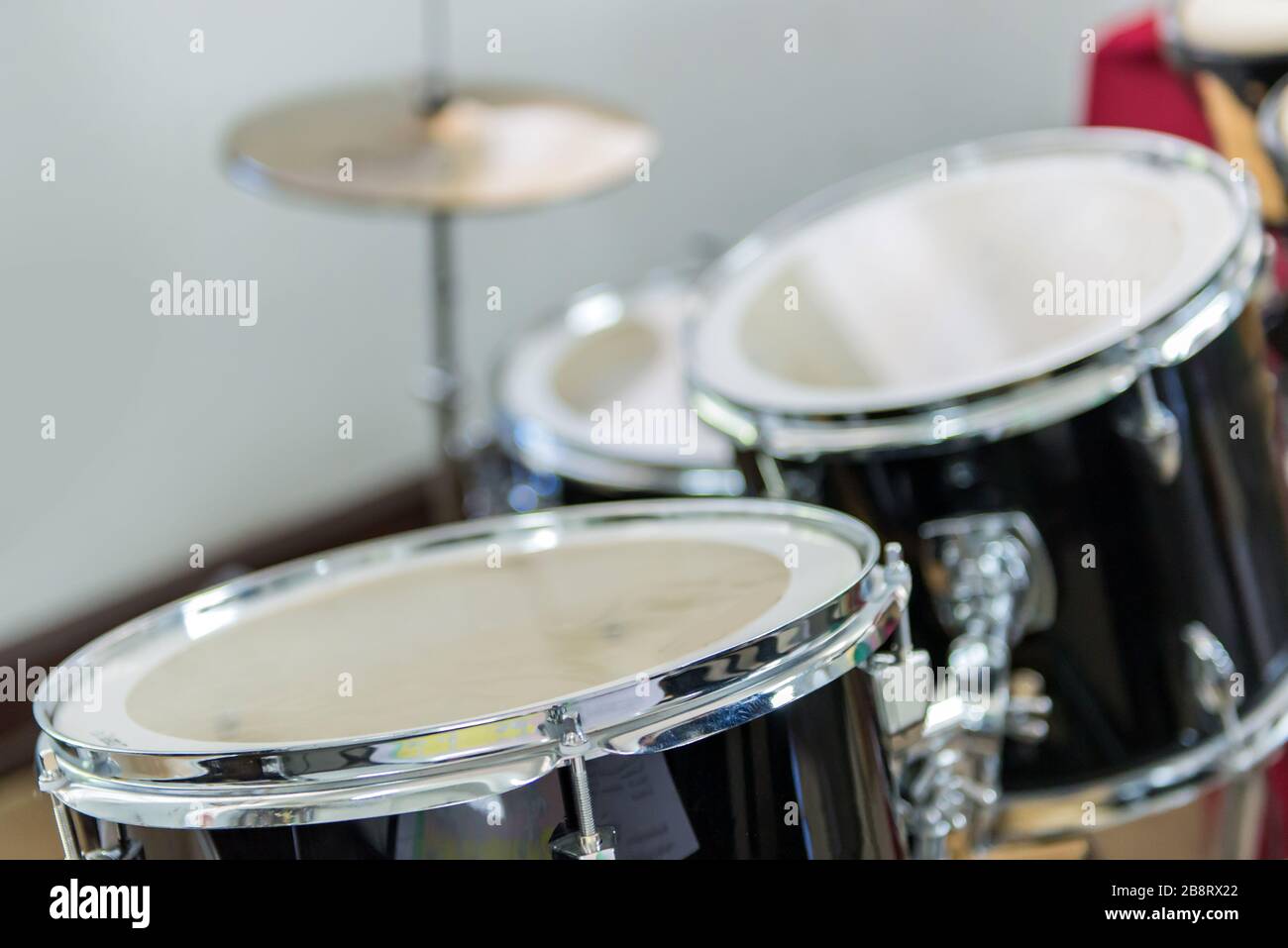 Drum kit closeup hi-res stock photography and images - Alamy