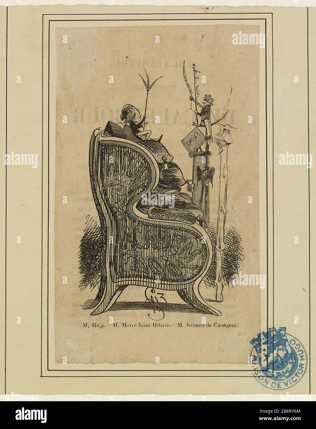 Hugo - Marco Saint-Hilaire - Mr. Granier Cassagnac Stock Photo - Alamy