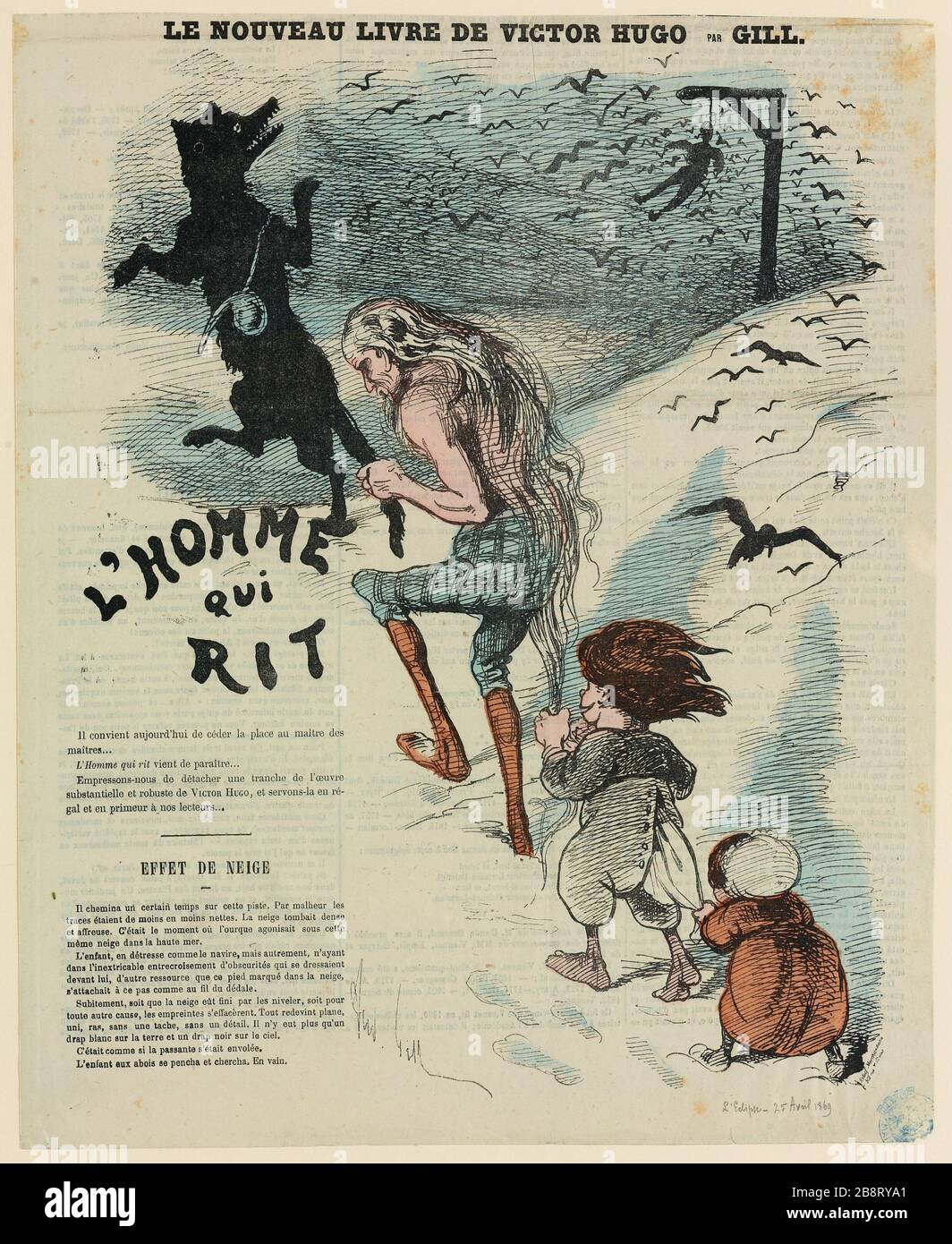 The new book by Victor Hugo, Gill: The Man Who Laughs Stock Photo - Alamy