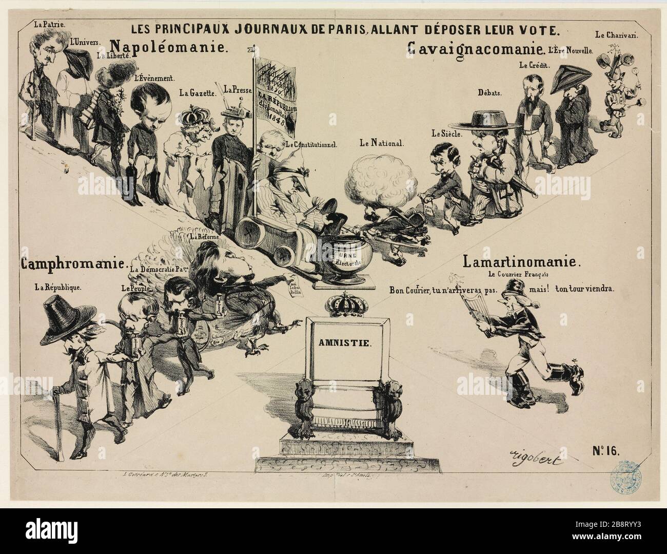 The major Paris newspapers from cast their vote Stock Photo - Alamy