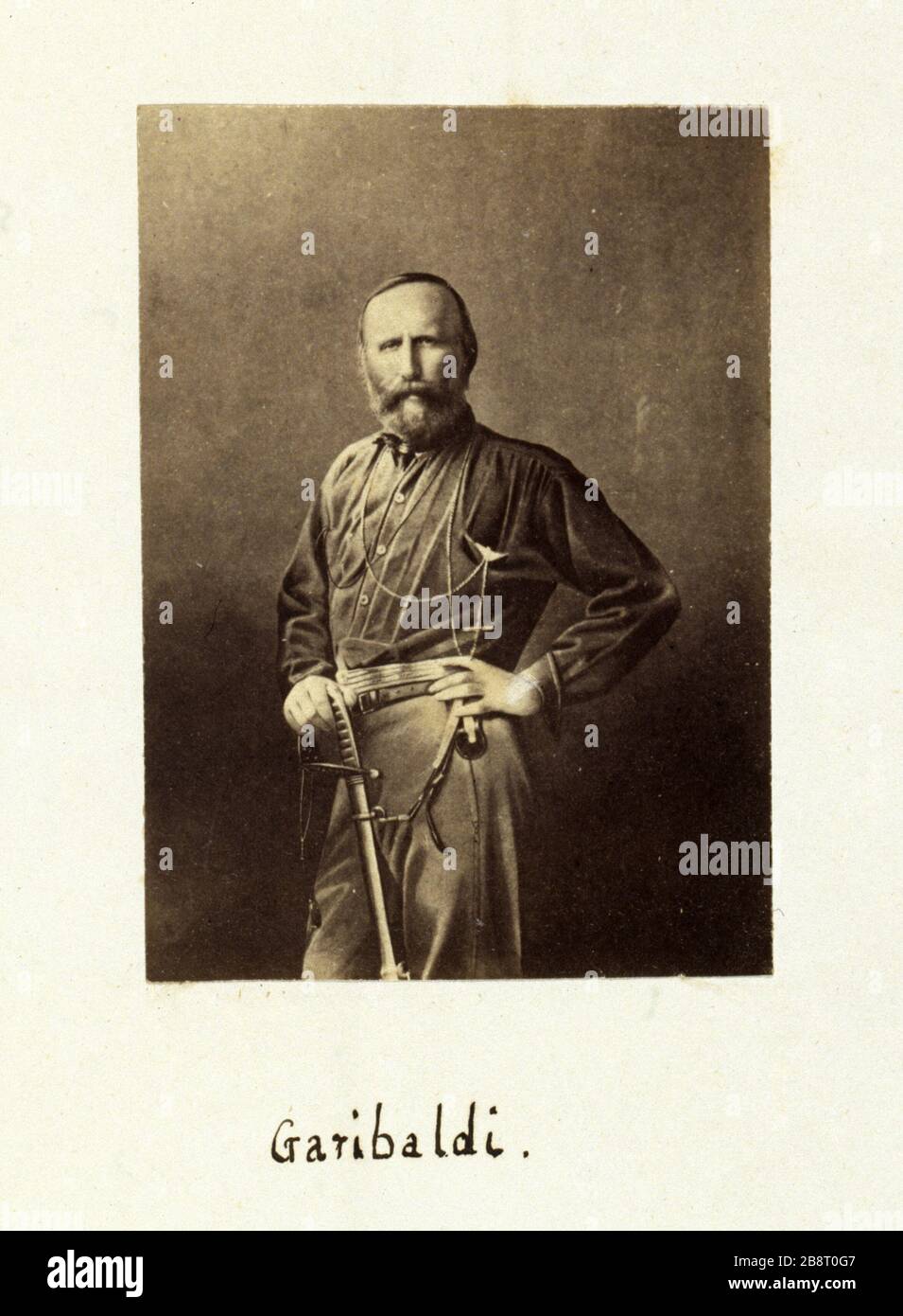 ALBUM ALLIX, 1855-1860. GARIBALDI Album Allix, 1855-1860. Folio 112 ...