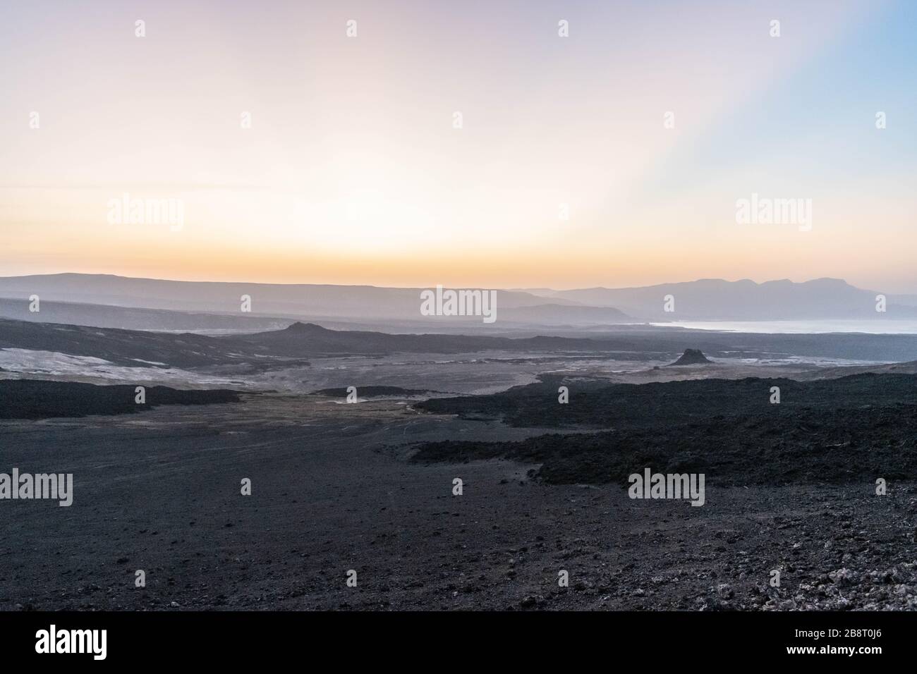 Africa, Djibouti, Ardoukoba. Landscape of Ardoukoba Stock Photo - Alamy