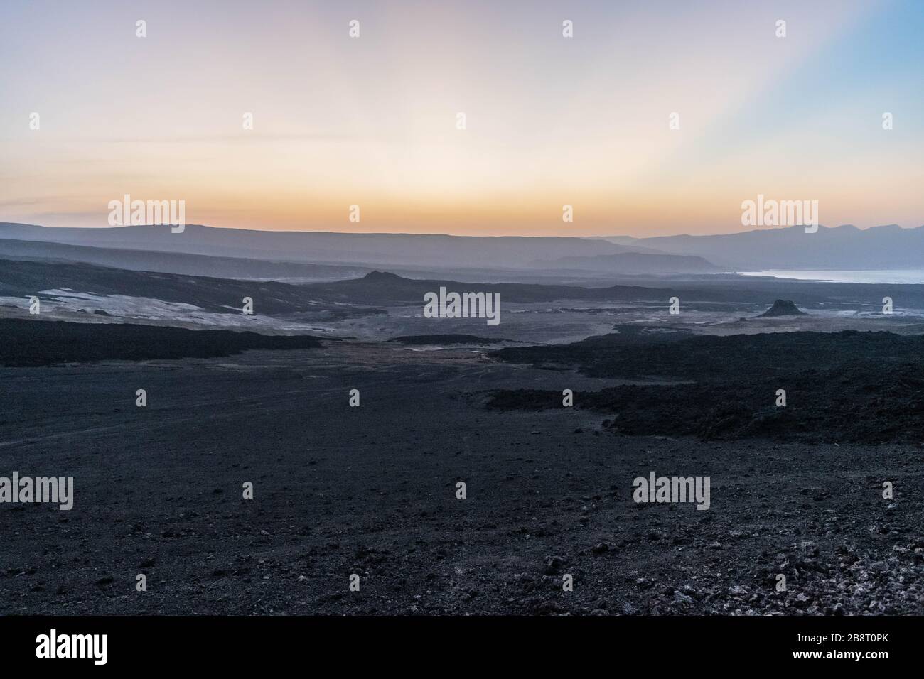 Africa, Djibouti, Ardoukoba. Landscape of Ardoukoba Stock Photo - Alamy
