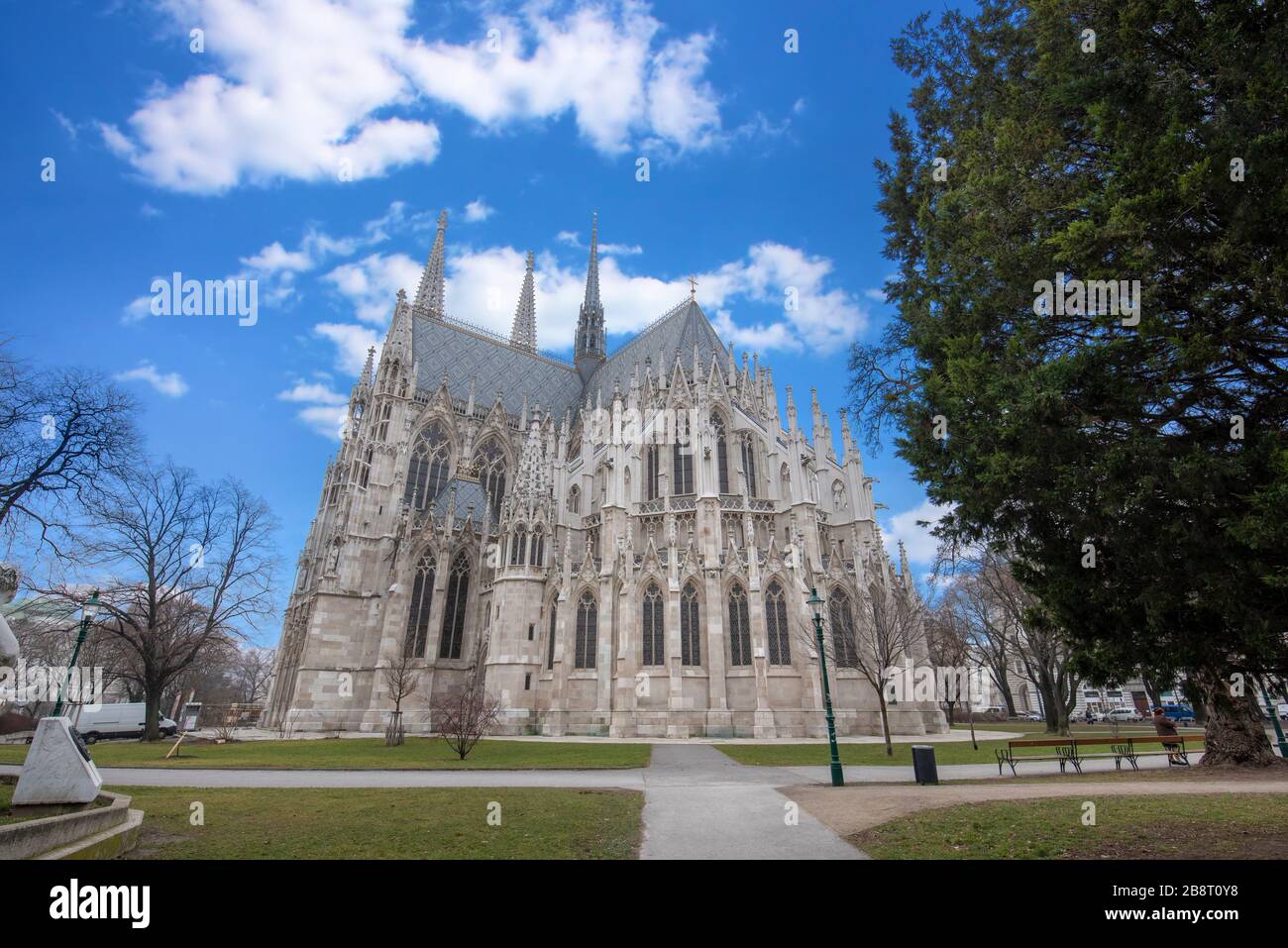 Votive Church (Votivkirche) on Ringstrasse - second-tallest church in ...