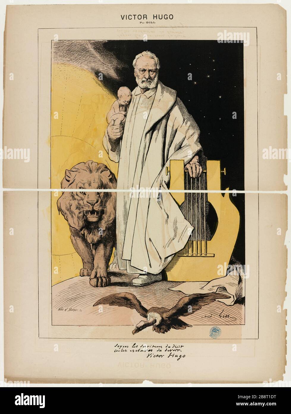 Victor Hugo, par Gill Stock Photo - Alamy