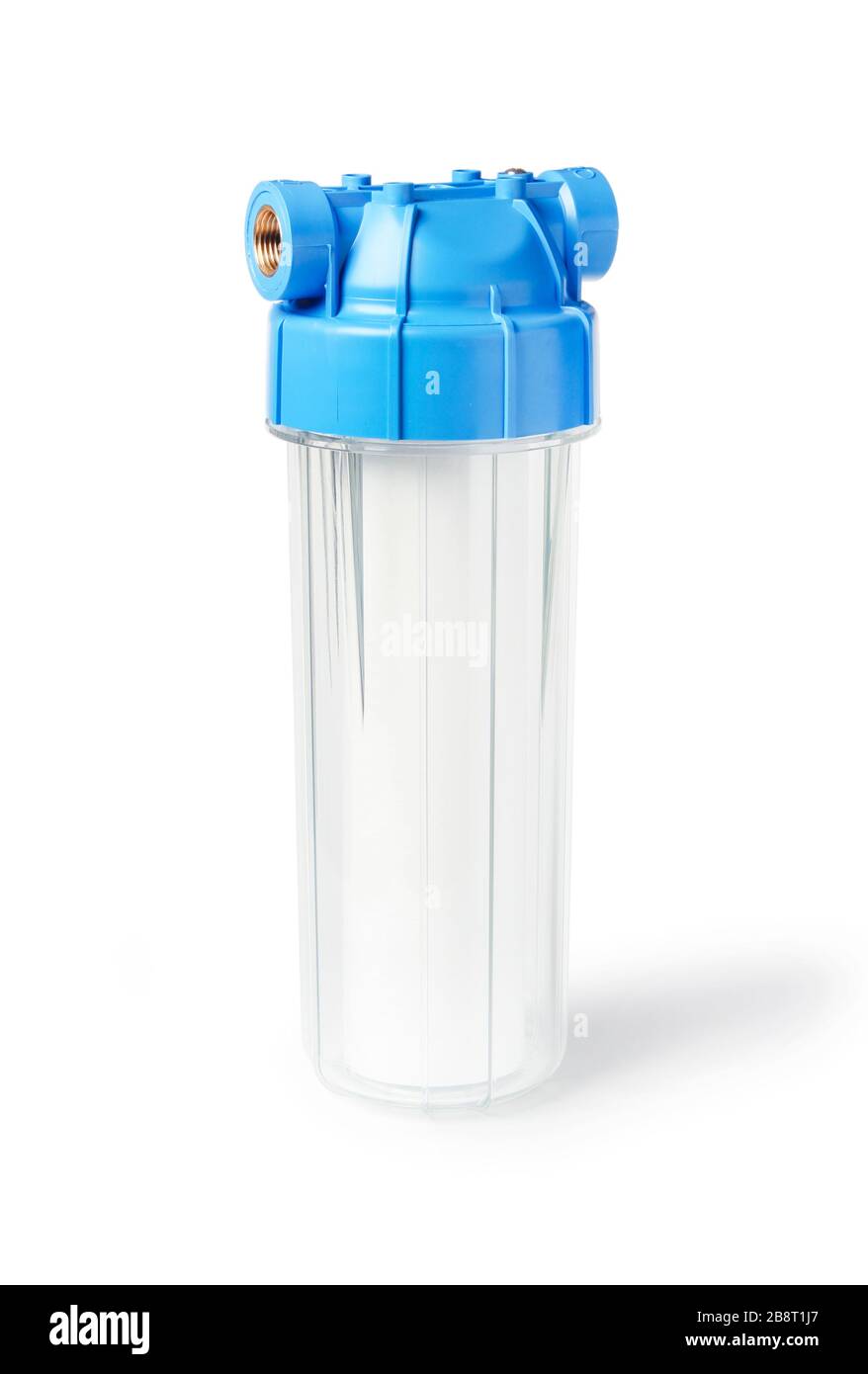 Filter primary purification of water isolated on white background Stock ...