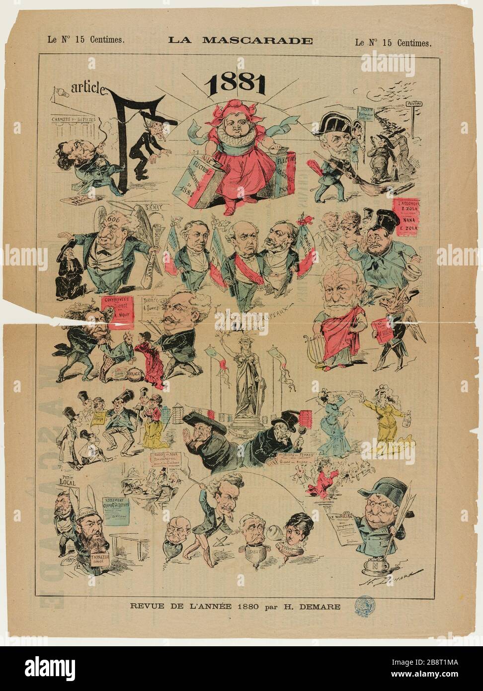 Year in Review 1880 Stock Photo - Alamy