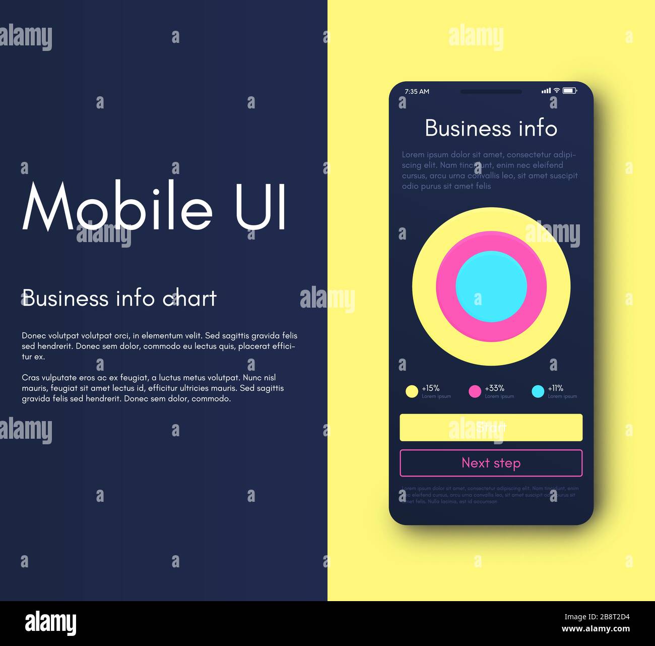 Mobile Application Infographic Interface Ui Design Vector Illustration Infographics For Web 