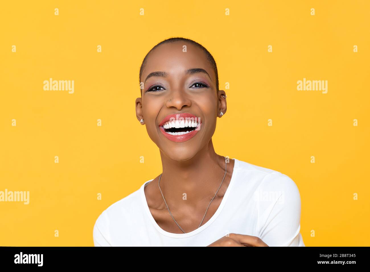 Laugh face expression hi-res stock photography and images - Alamy