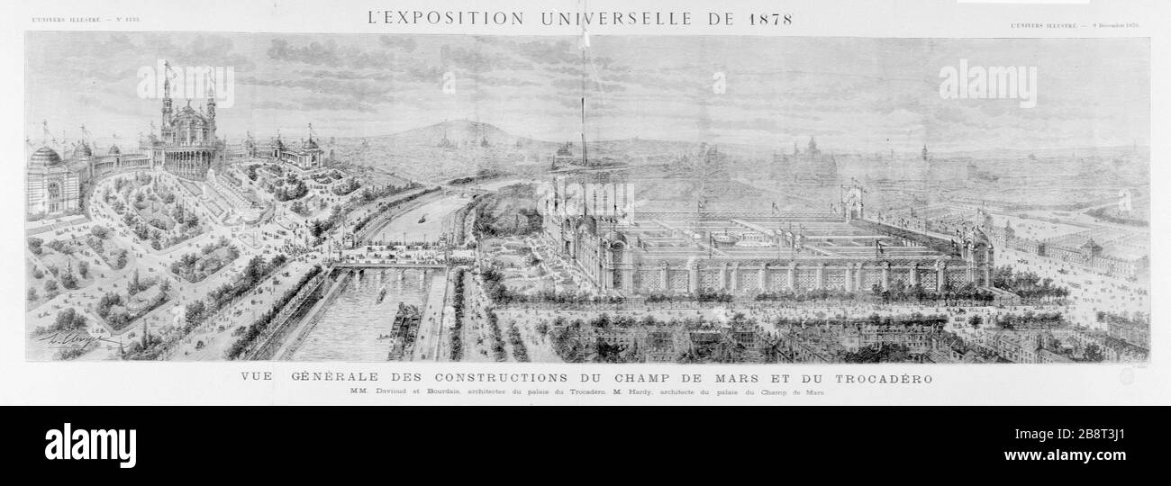 1878 lexposition universelle Black and White Stock Photos & Images - Alamy