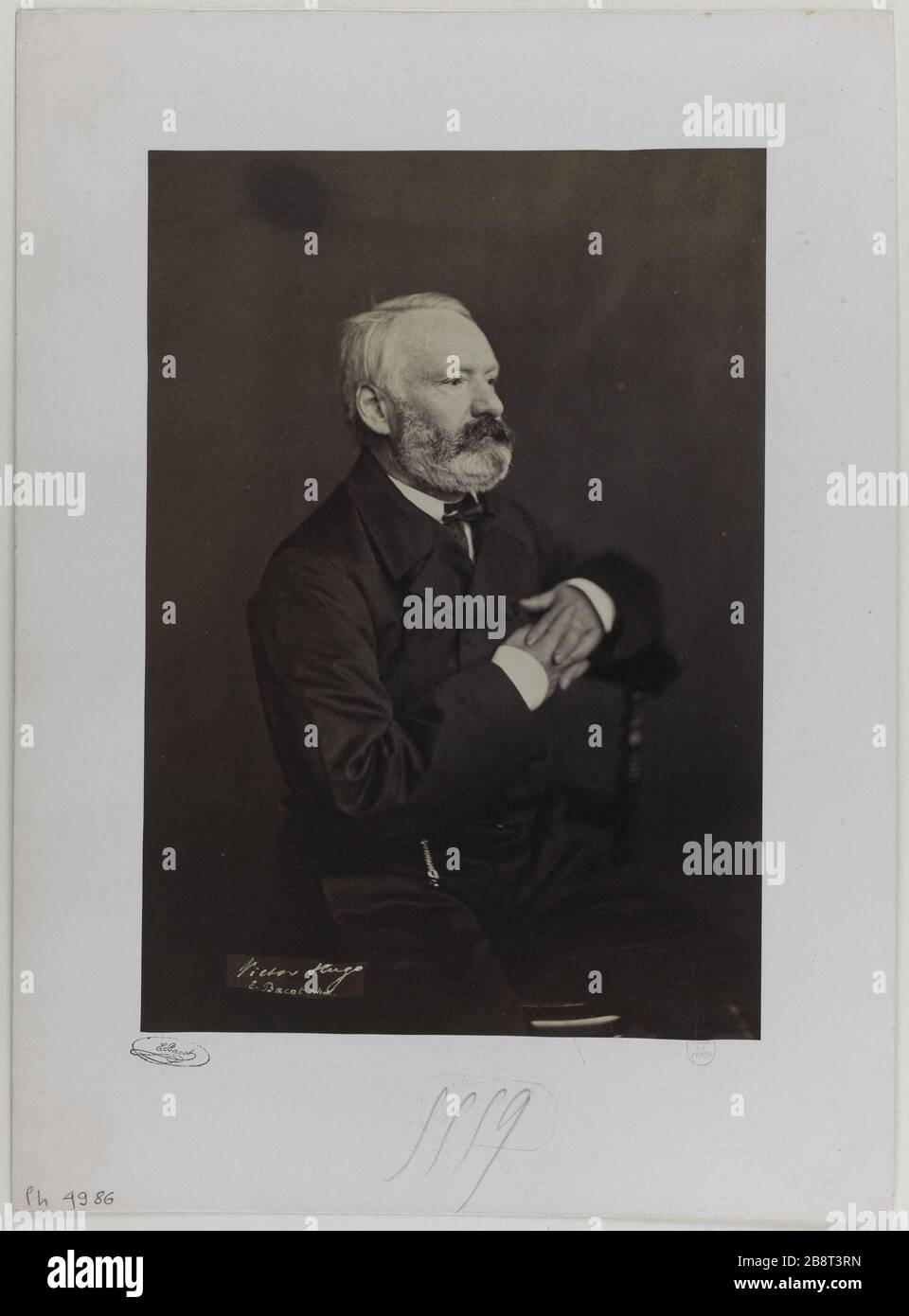 Portrait of Victor Hugo (1808-1885), (writer) Victor Hugo (1808-1885 ...