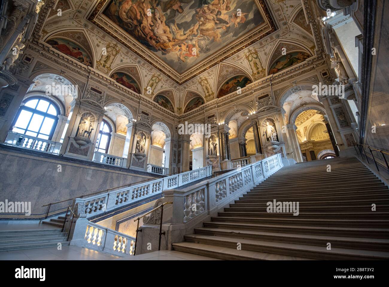 Vienna, Austria. Interior of The Museum of Natural History ...
