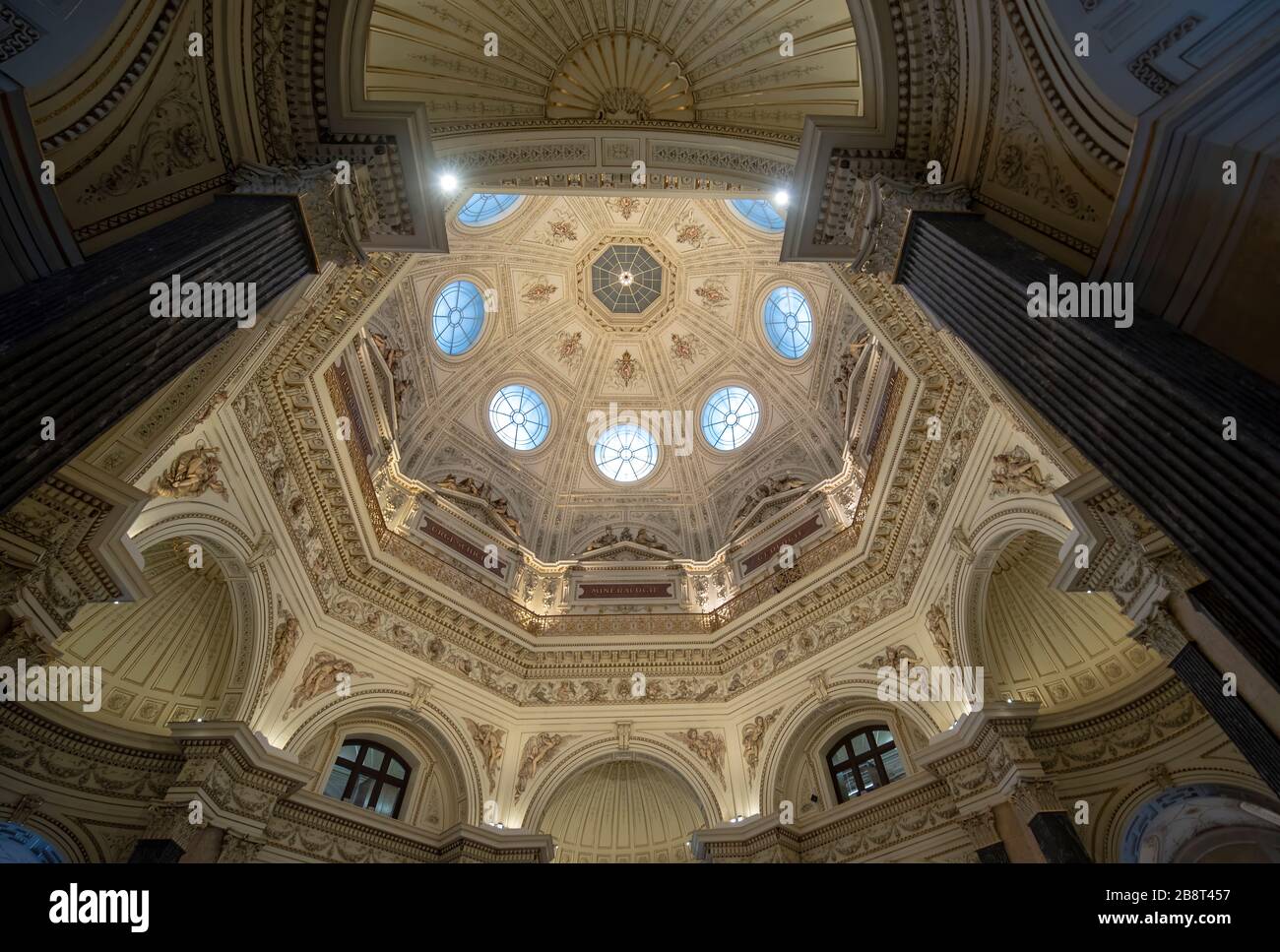 Vienna, Austria - Interior of The Museum of Natural History ...