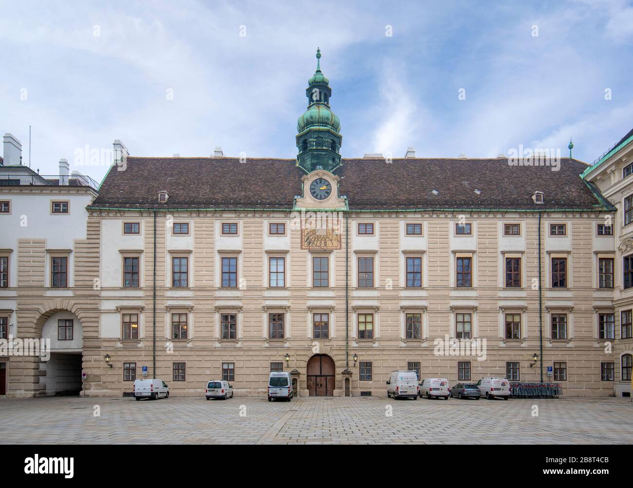 Vienna, Austria. The Innerer Burghof in the Hofburg imperial palace in ...