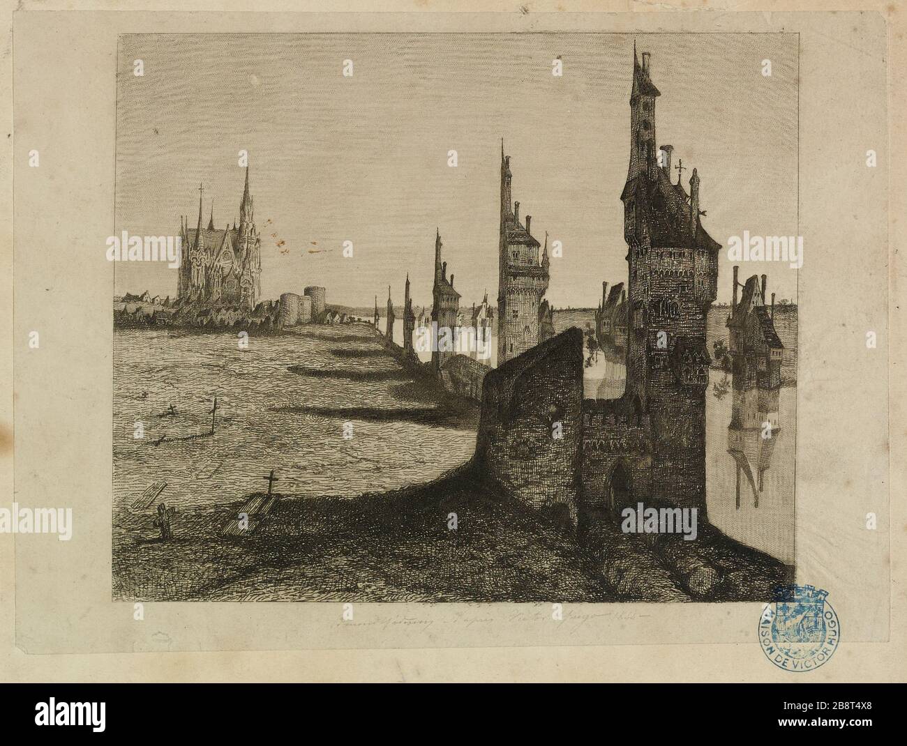 French cross rhine hi-res stock photography and images - Alamy