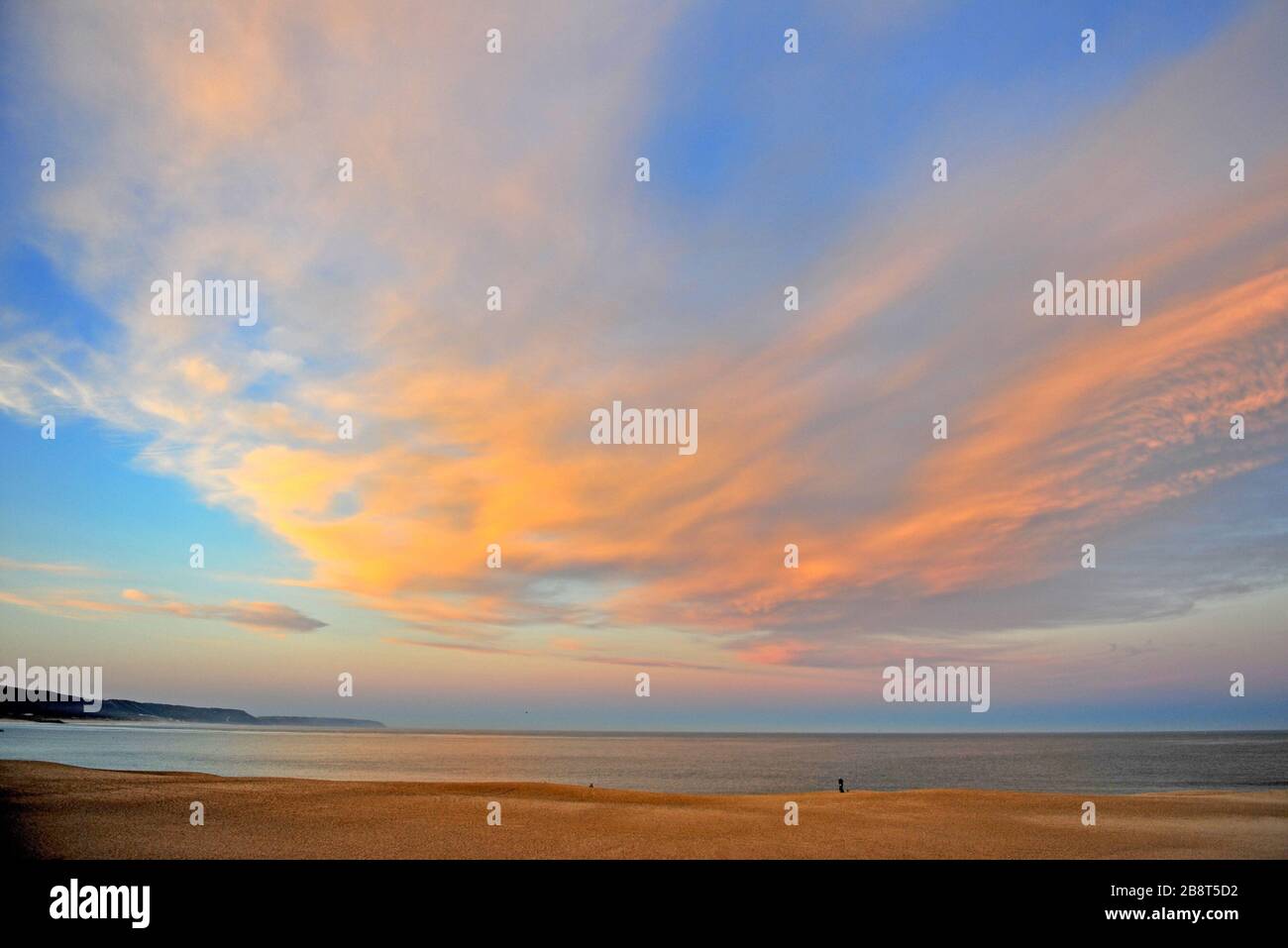 Nazare sunset hi-res stock photography and images - Alamy