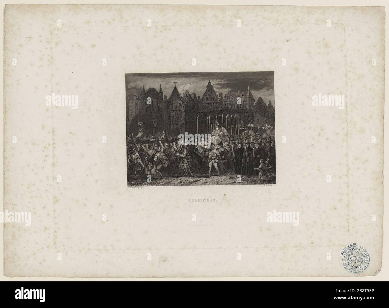 Procession of the pope of fools hi-res stock photography and images - Alamy