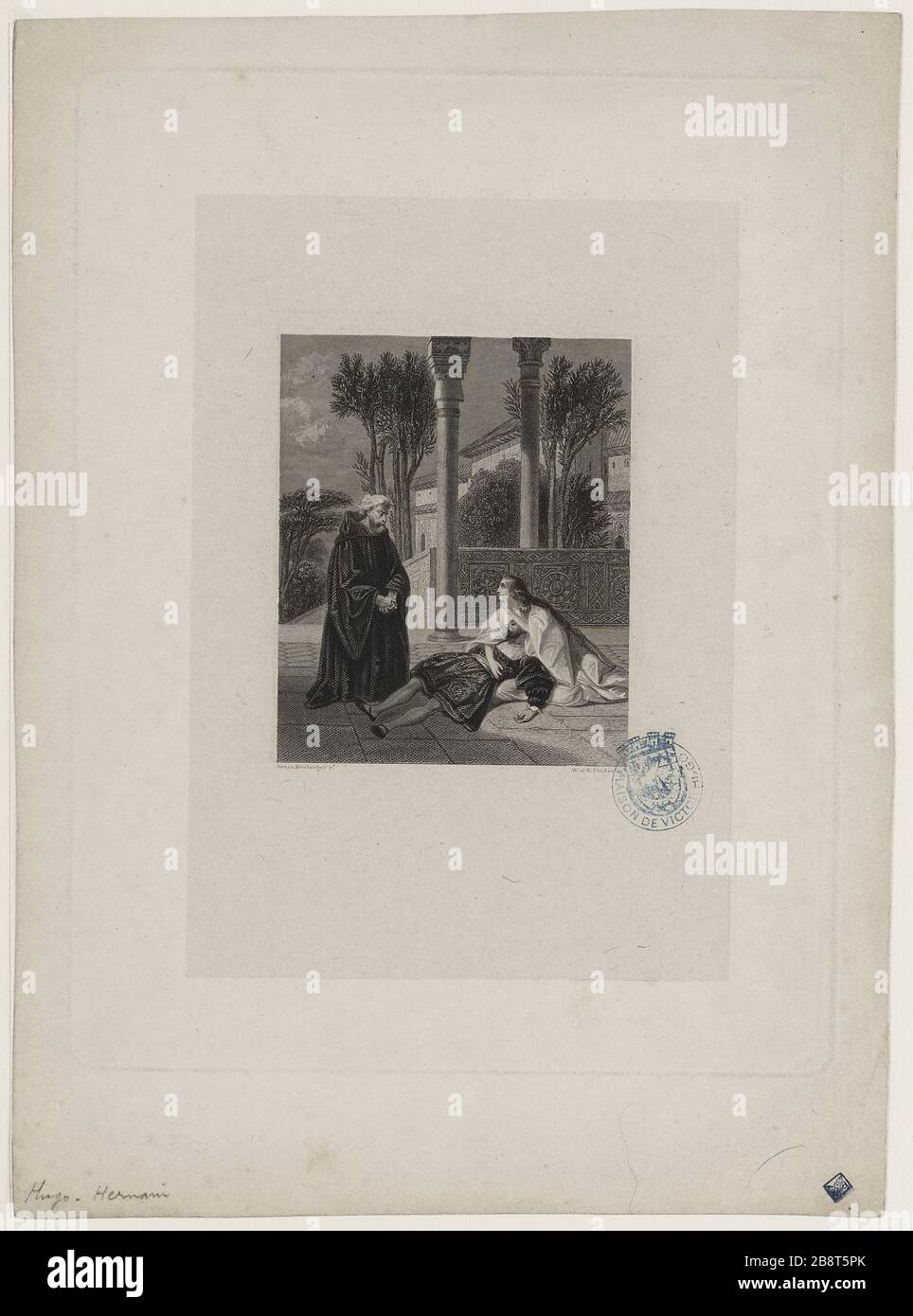 Hernani Act V, scene VI Stock Photo - Alamy