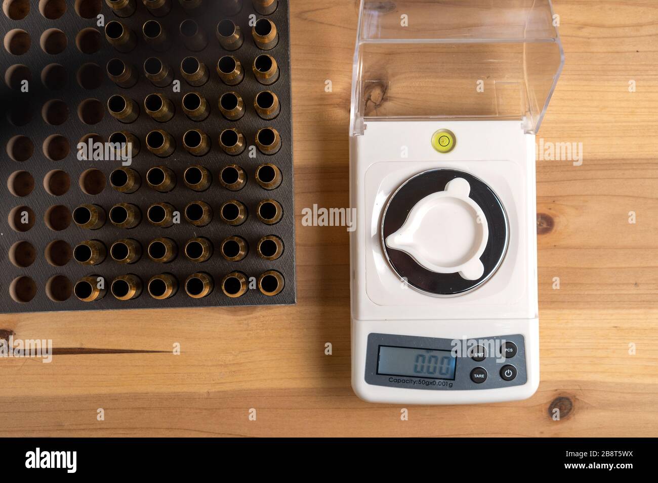 Production of cartridges for a rifle, reload. Empty shells and ...