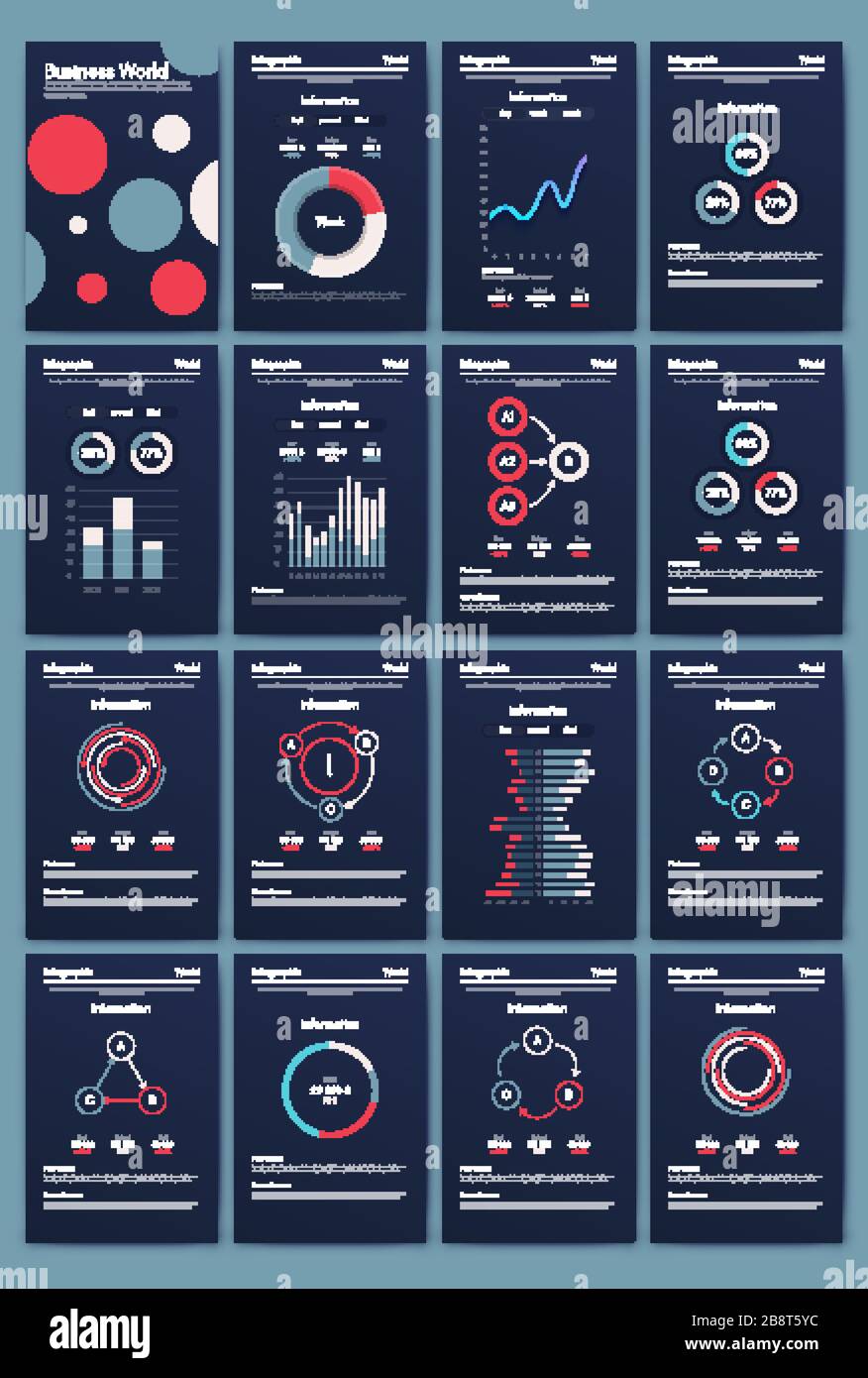 Modern infographic vector elements for business brochures. Use in ...