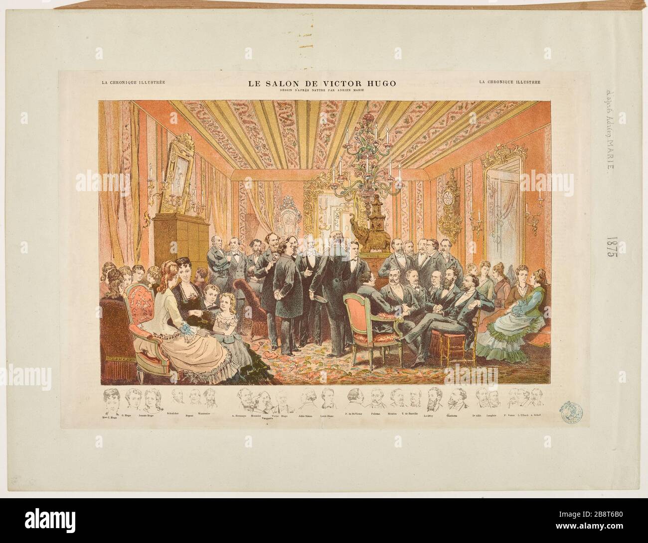 Victor Hugo Salon Stock Photo - Alamy