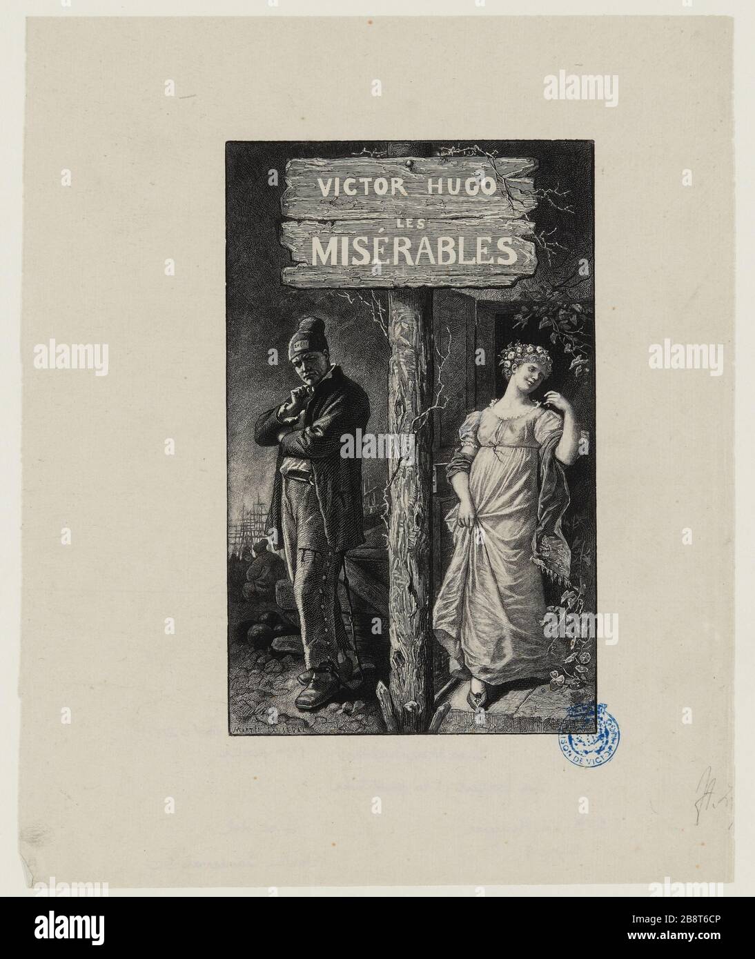 [Les Miserables, Part One: Fantine] The convict and the prostitute Stock Photo - Alamy