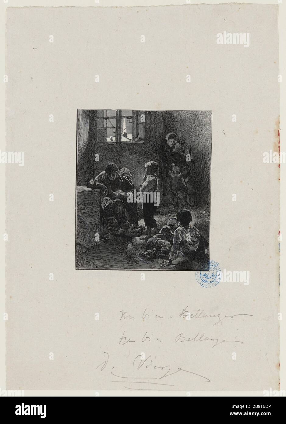 [Les Miserables, Part One: Fantine Jean Valjean and his nephews Stock ...