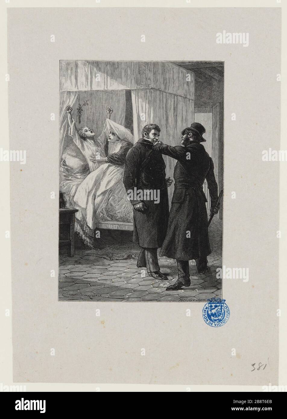 [Les Miserables, Part One: Fantine] Death of Fantine Stock Photo - Alamy