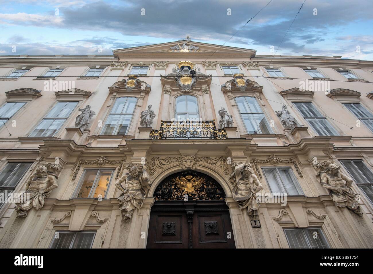 The Altes Rathaus (Old city hall) in the old town of Vienna, Austria ...